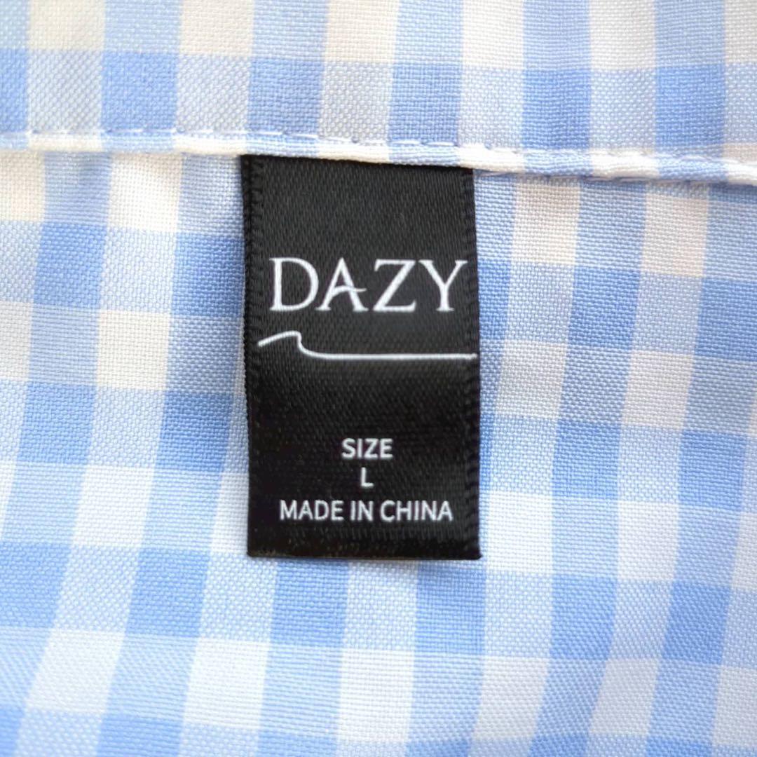 Yahoo!オークション - 良品【L】デイジー DAZY ギンガムチェックジャケ...