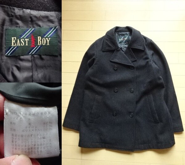 Yahoo!オークション - 【EASTBOY】スクール ピーコート チャコール SIZ...