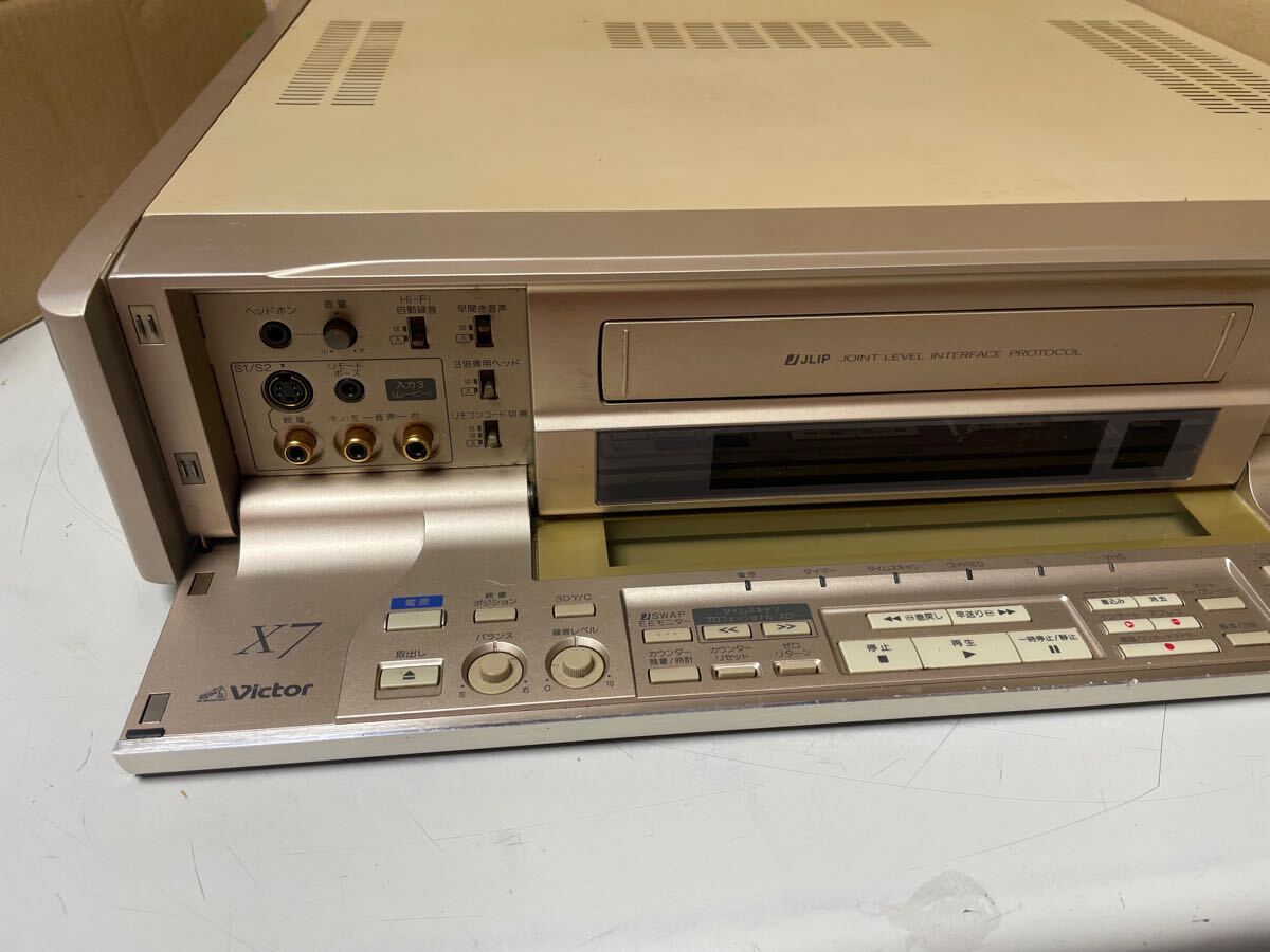 Yahoo!オークション - K755/ Victor HR-X7 ビデオデッキ VHS 2000年製 ...