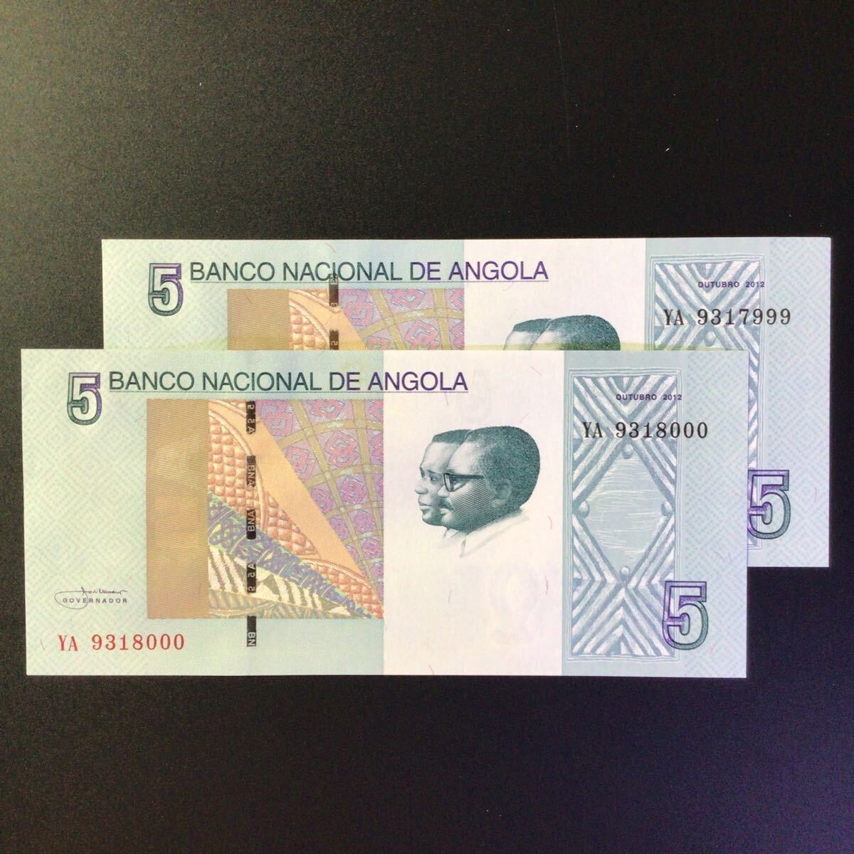 Yahoo!オークション - World Paper Money ANGOLA 5 Kwanzas【2012】〔C...