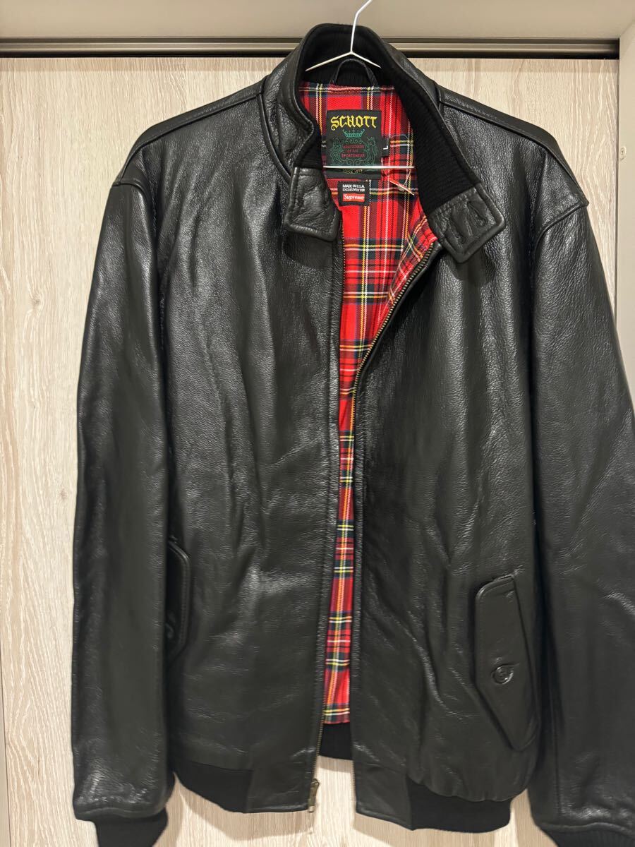 Yahoo!オークション - シュプリーム supreme ショット schott Lサイズ ...