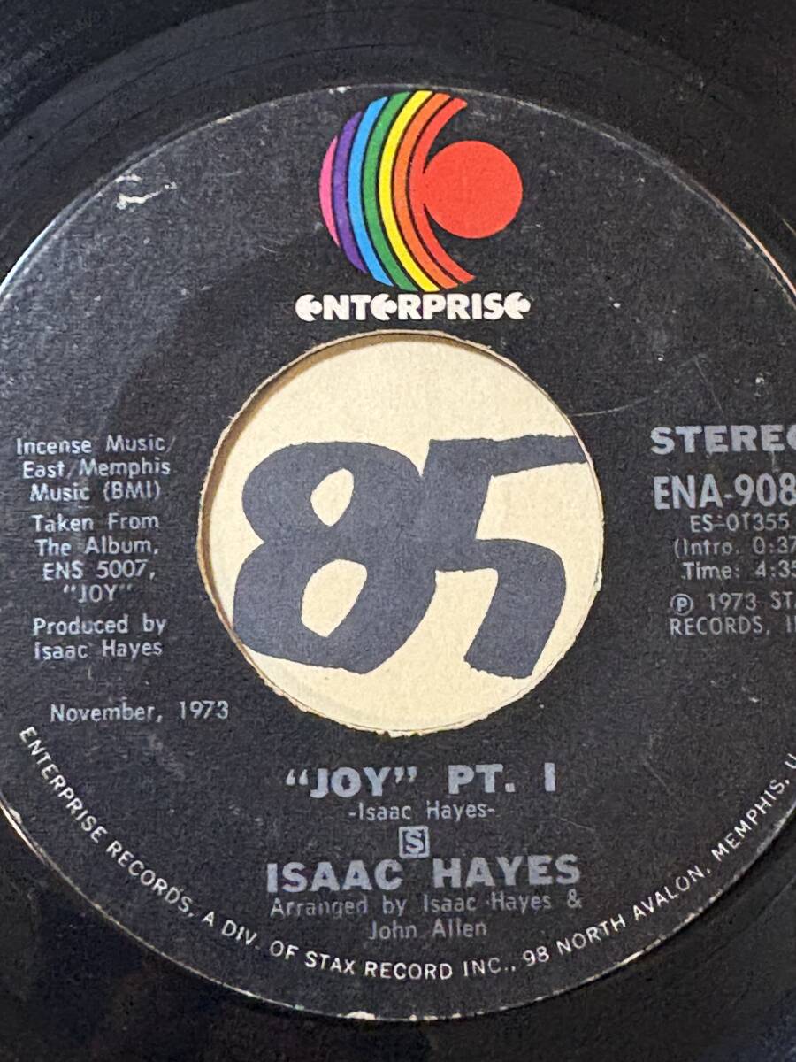 Yahoo!オークション - 試聴 ISAAC HAYES JOY PT1 EX / PT2 VG++ SOUNDS...