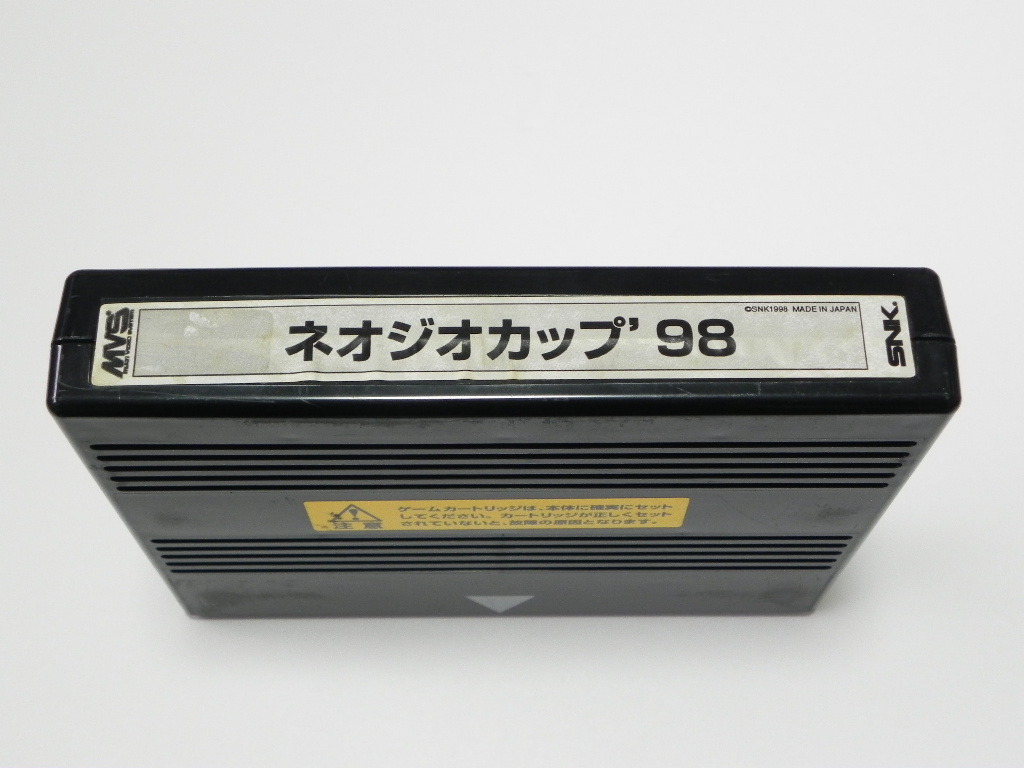 Yahoo!オークション - ネオジオ MVSカセット ネオジオカップ98 動作品 ...