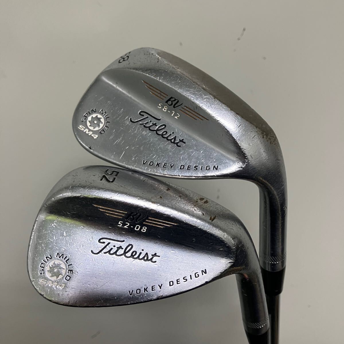 Yahoo!オークション - Titleist VOKEY SM4 ウェッジ 2本セット 52.58°...