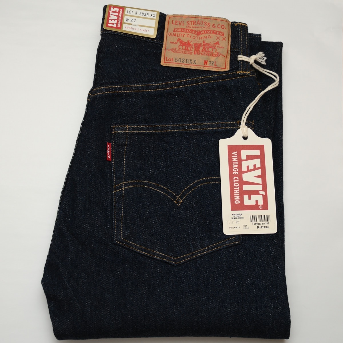 Yahoo!オークション - LEVI'S VINTAGE CLOTHING LVC 503BXX NEW RINSE ...