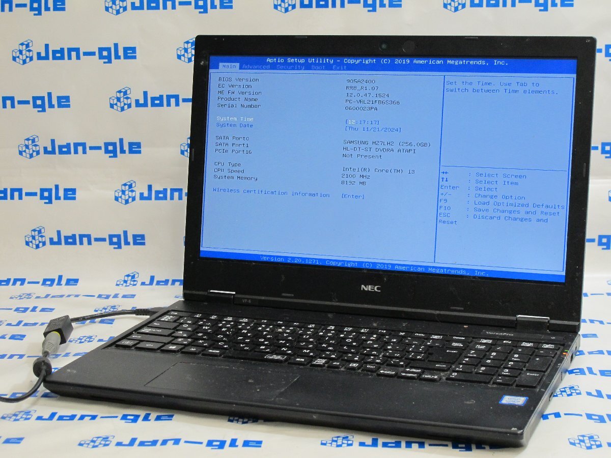 Yahoo!オークション - [ジャンク] NEC PC-VRL21FB6S366 [i3-8145U/RAM ...