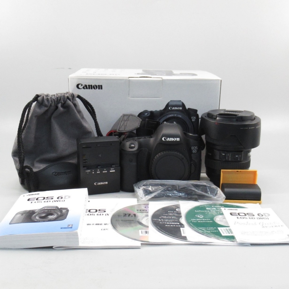 Yahoo!オークション - 1円〜 Canon キヤノン EOS 6D デジタル一眼 EF 2...