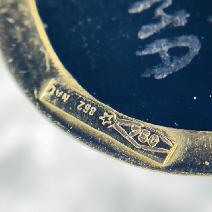 Yahoo!オークション - 【77】 K18 カメオ ブローチ ペンダントトップ ...