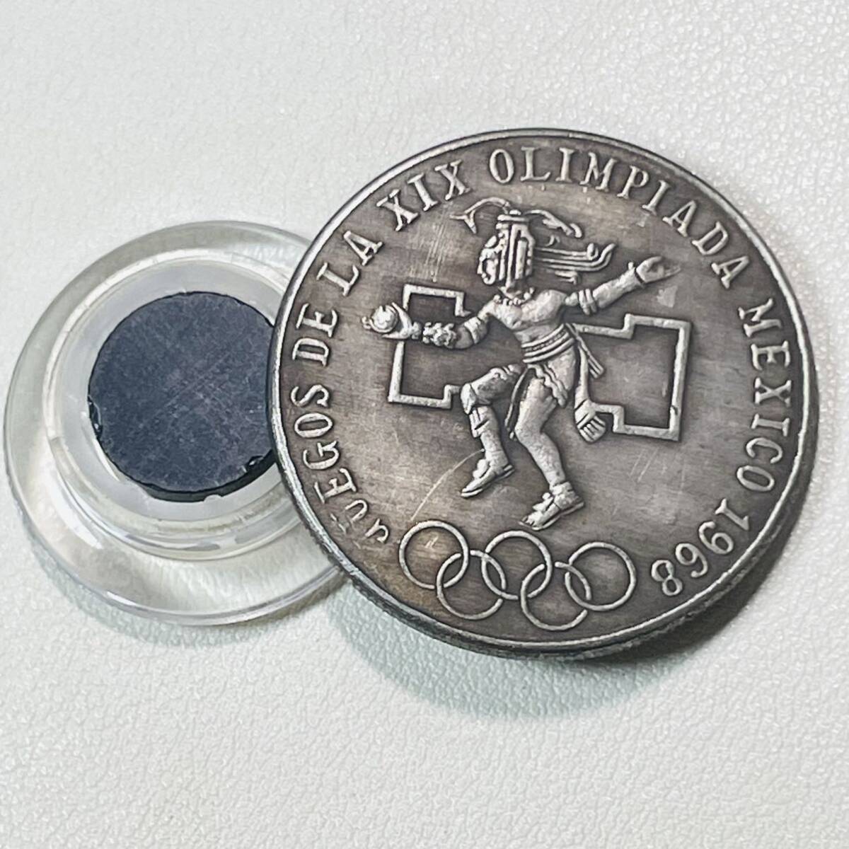 Yahoo!オークション - メキシコ 硬貨 古銭 オリンピック 1968年 アステ...