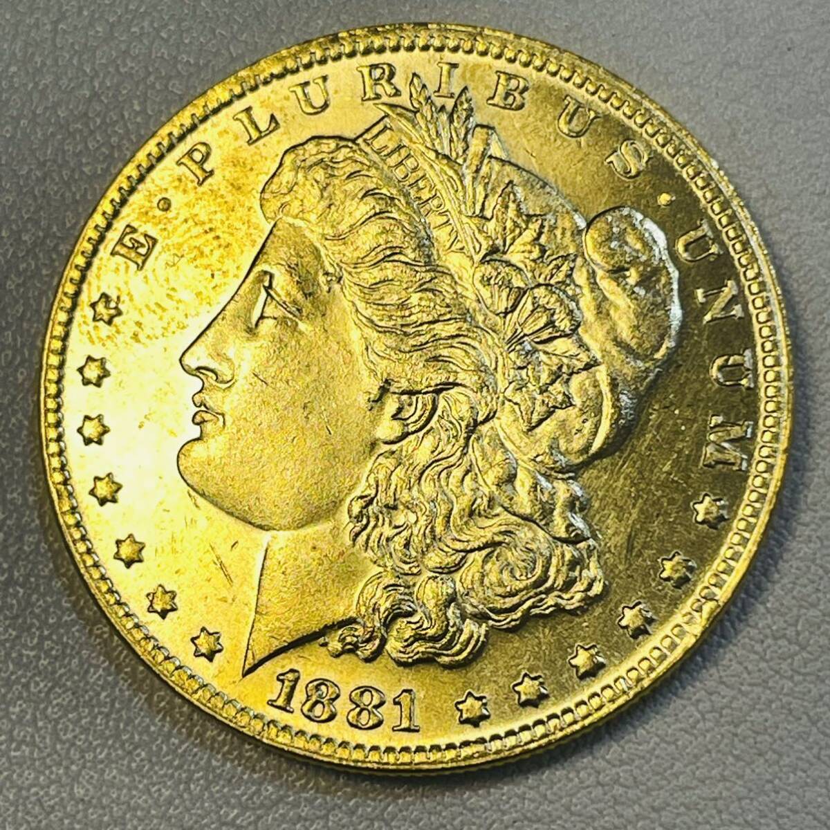 アメリカ 硬貨 古銭 自由の女神 1881年 リバティ イーグル モルガン 13の星 コイン 重21.55g 金貨(北アメリカ)｜売買されたオークション情報、yahooの商品情報をアーカイブ ...