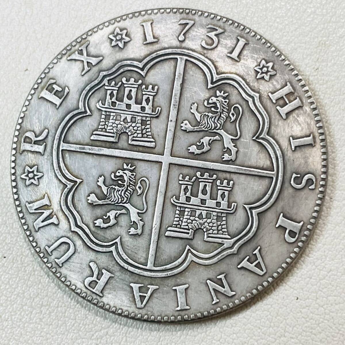 Yahoo!オークション - スペイン帝国 硬貨 古銭 フェリペ五世 ボルボン...