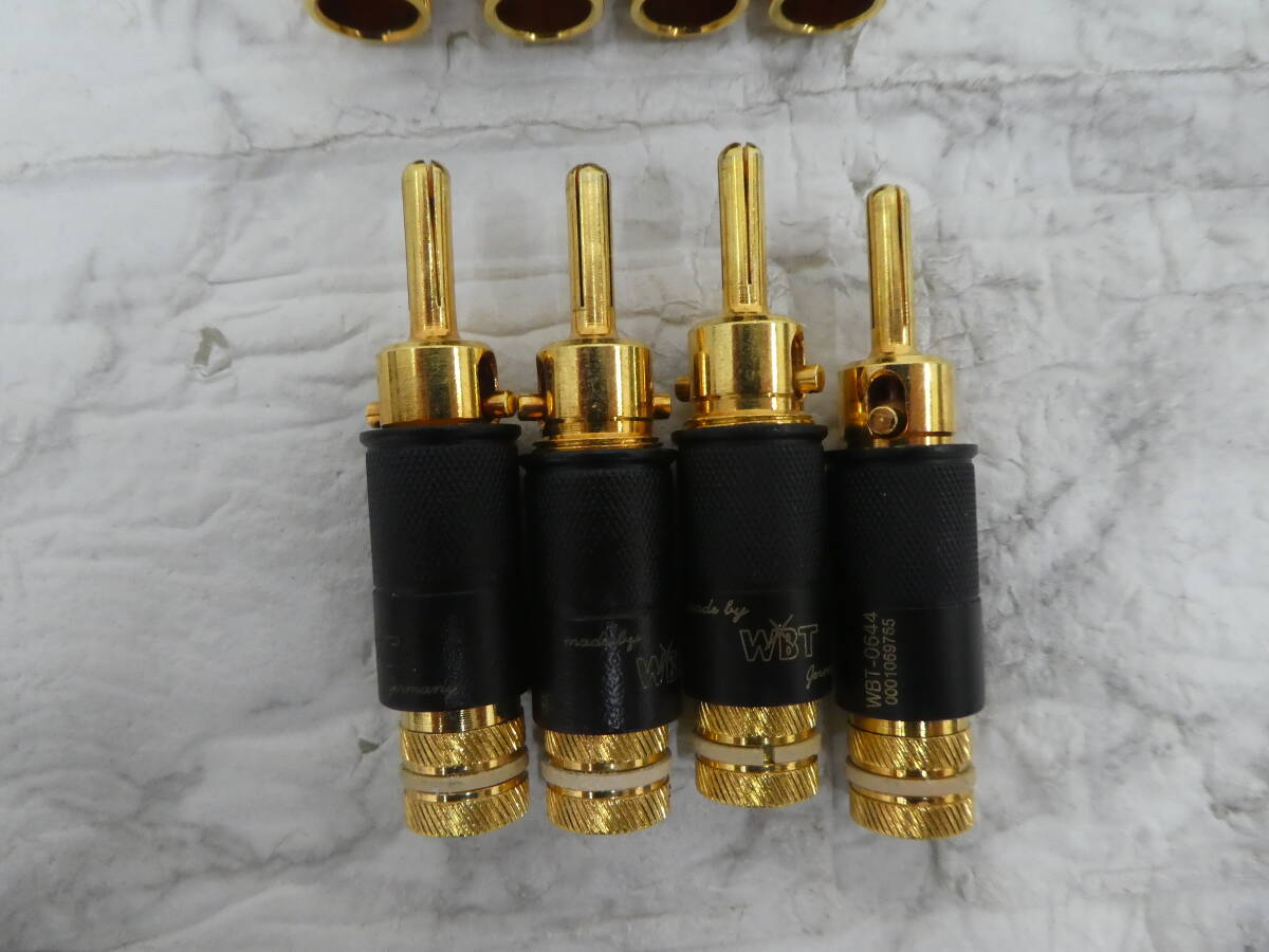 Yahoo!オークション - WBT バナナプラグ WBT-0644 8個セット 現状品 ...