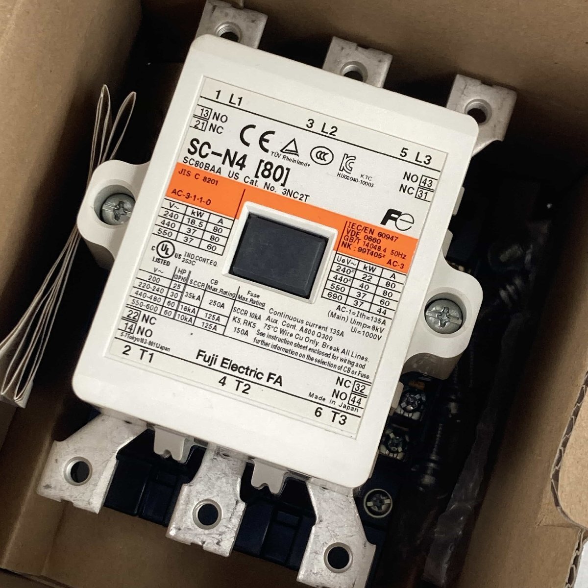 Yahoo!オークション - SC-N4 標準形電磁接触器 富士電機 漏電遮断器(83...