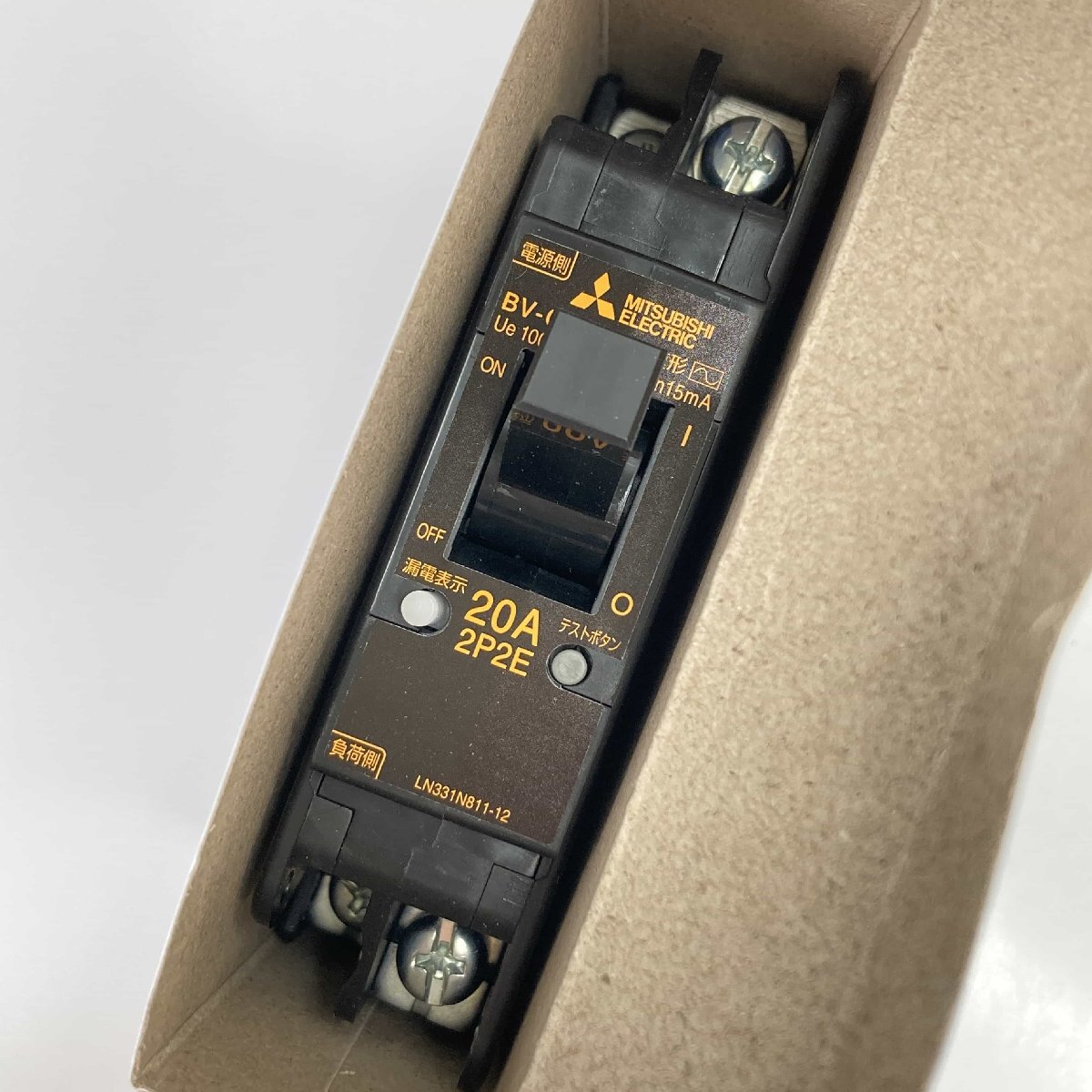 Yahoo!オークション - BV-C2 20A 100-200V 15MA NN 低圧遮断器 BHミニ...