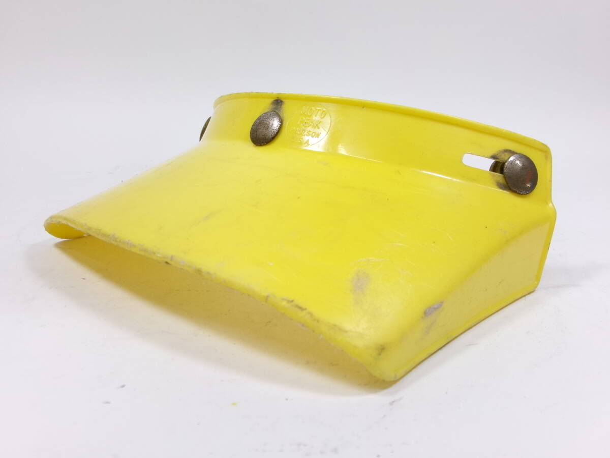 Yahoo!オークション - 70s PAULSON MOTO PEAK バイザー 黄 70年代 当時...