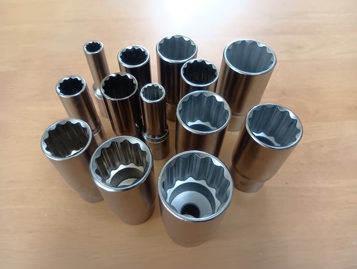 Yahoo!オークション - トラスコ TRUSCO 1/2(12.7mm) 12角ソケット 未使...