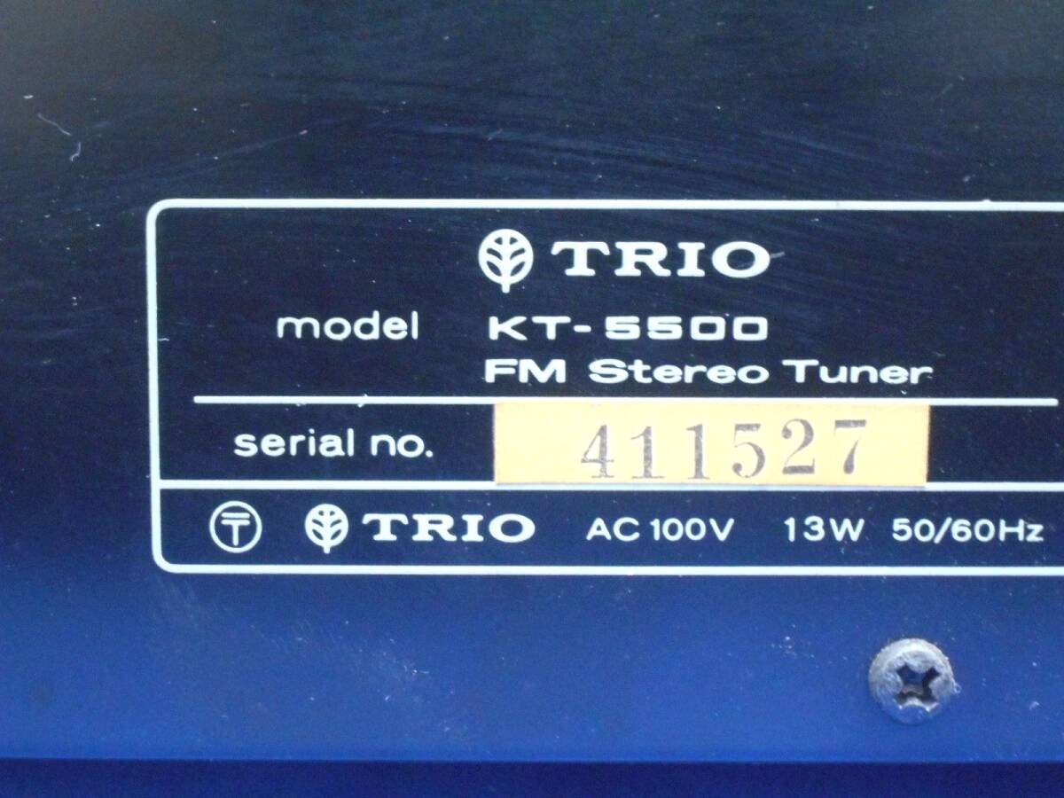Yahoo!オークション - TRIO トリオ FM STEREO TUNER ステレオチューナ...