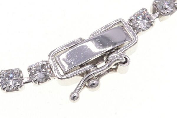 Yahoo!オークション - ダイヤモンド ブレスレット D2.20ct Pt850 中古 ...