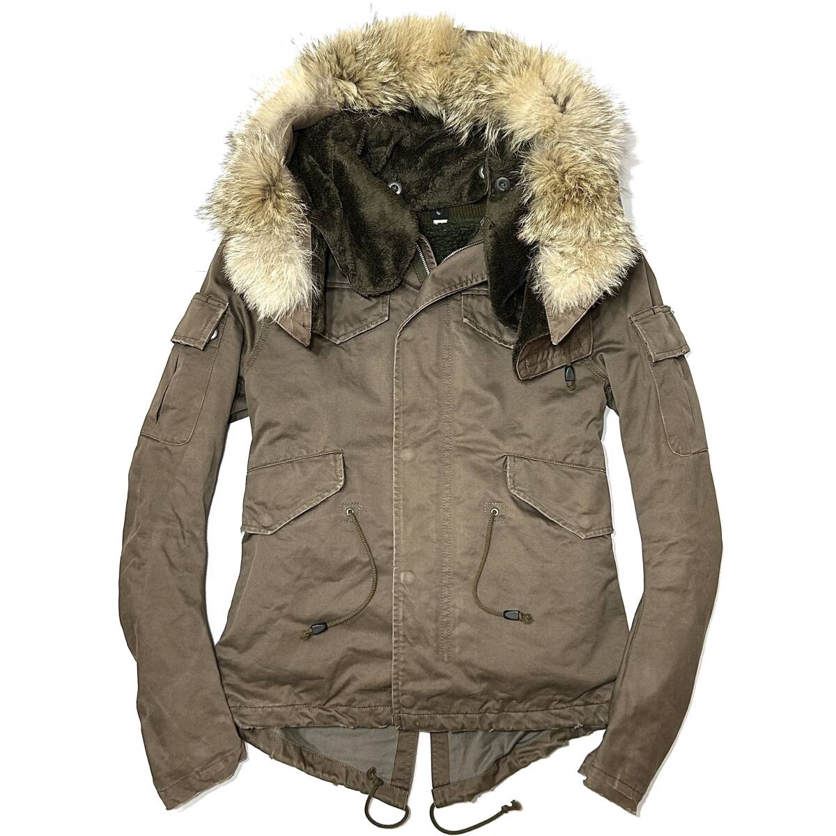 Yahoo!オークション - 定価10万 wjk M-52 destroy cotton twill boa in...