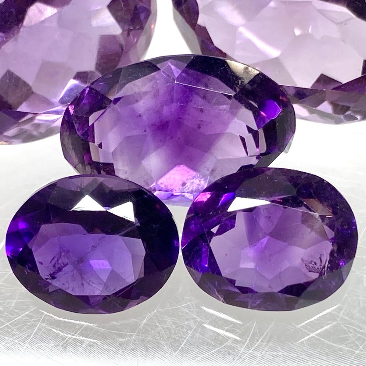 Yahoo!オークション - 天然アメジストおまとめ250.5ct n ルース 裸...