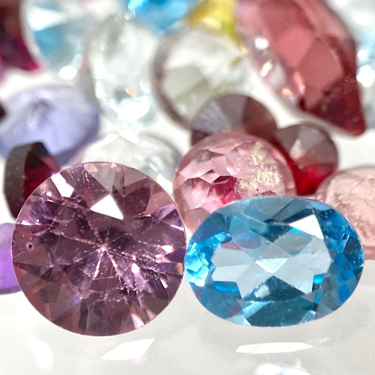 Yahoo!オークション - 小粒 色石おまとめ102.5ct n ルース 裸石 宝...