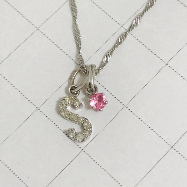 k18WG ピンクトルマリン1.91ct ダイヤ0.08ct ペンダントトップ k18WG ピンクトルマリン1.91ct ダイヤ0.08ct ペンダントトップ