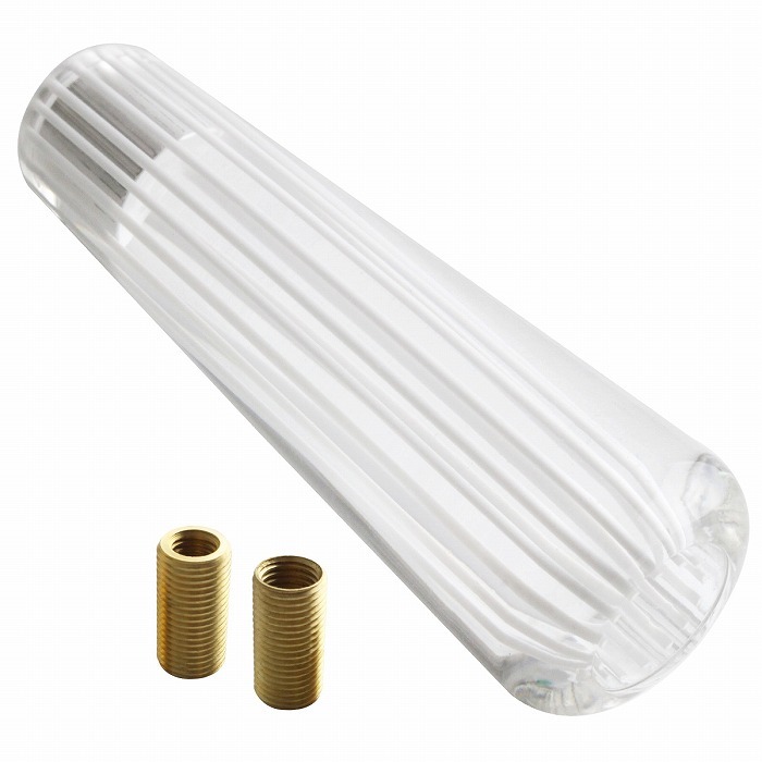 アクリルシフトノブ 150mm 15cm M12×P1.25 M10/M8 ホワイト 白 クリア シフトノブ 透明 ライン(シフトノブ)｜売買されたオークション情報、yahooの商品情報を ...