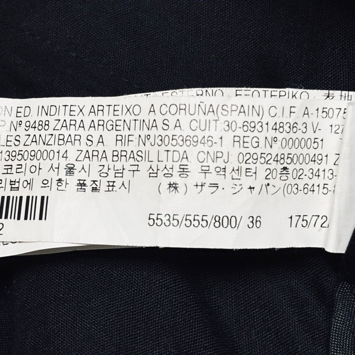 Yahoo!オークション - 万能ベーシックデザイン 【ZARA MAN】ザラ スラ...