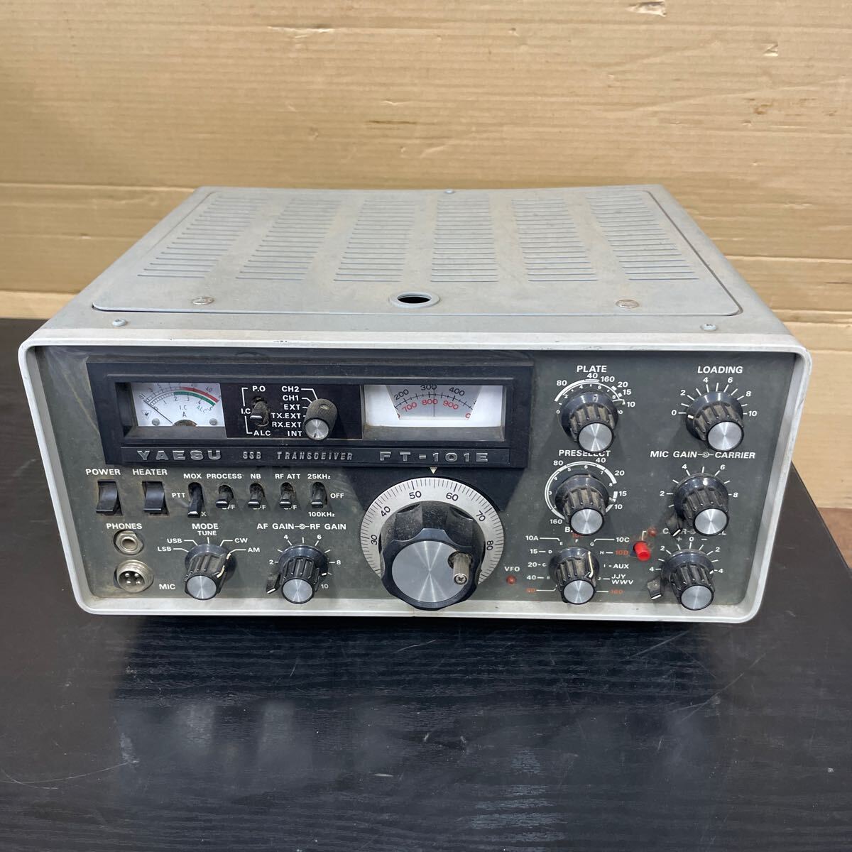 Yahoo!オークション - UTT698 YAESU ヤエス FT-101E 無線機 動作未確認...