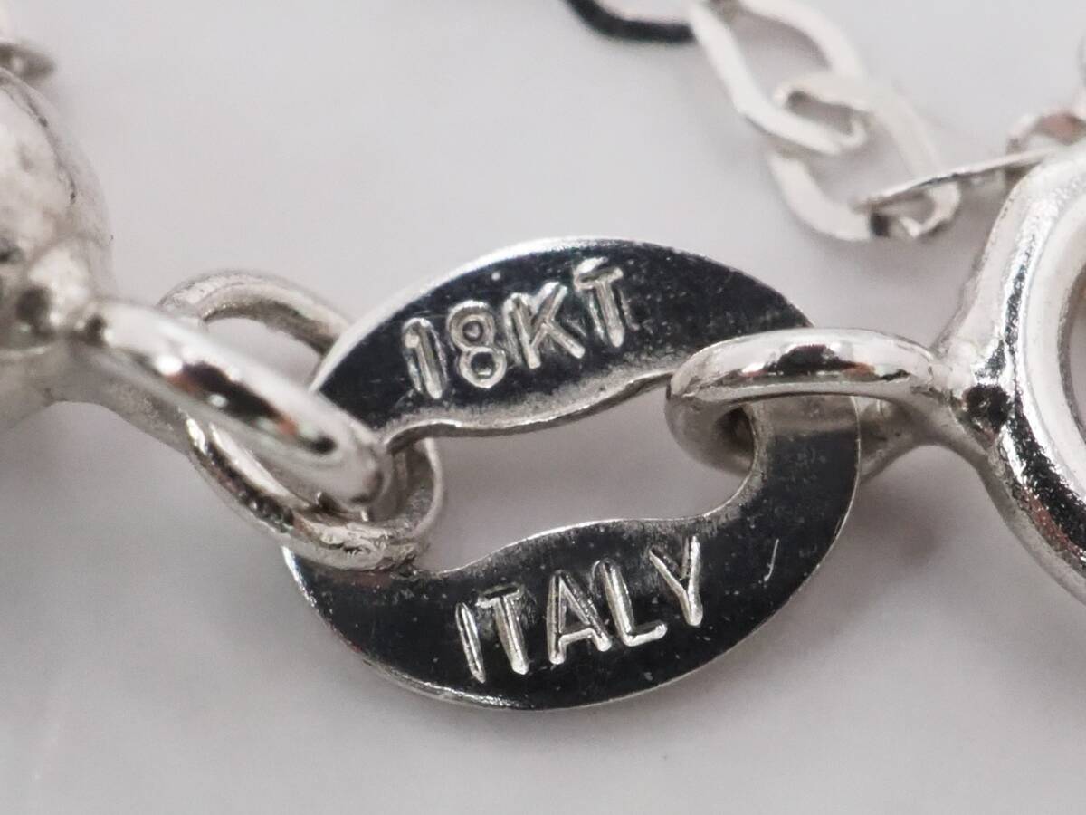 Yahoo!オークション - 【5436E】K18WG 天然ダイヤモンド 0.45ct/0.08ct...