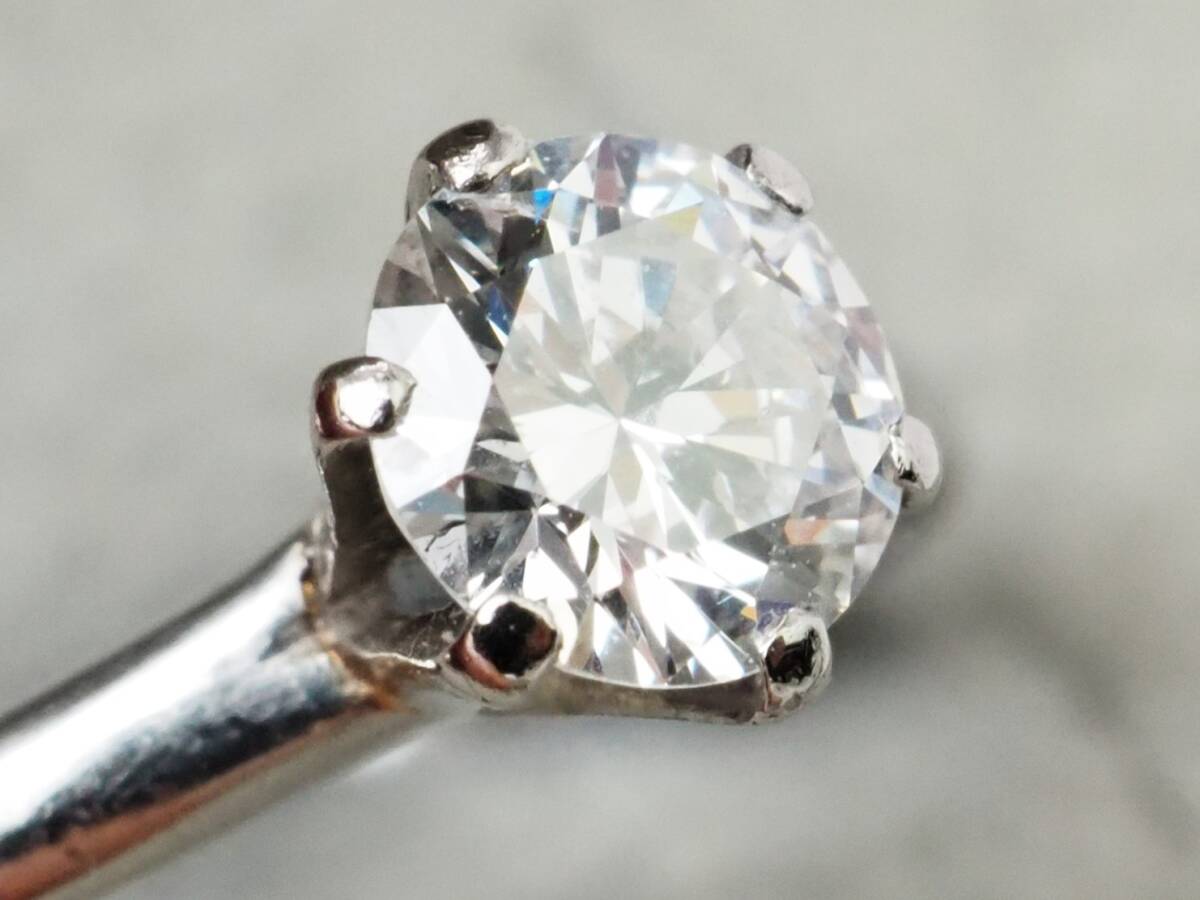 Yahoo!オークション - 【5447D】PMプラチナ 天然ダイヤモンド 0.45ct/2...