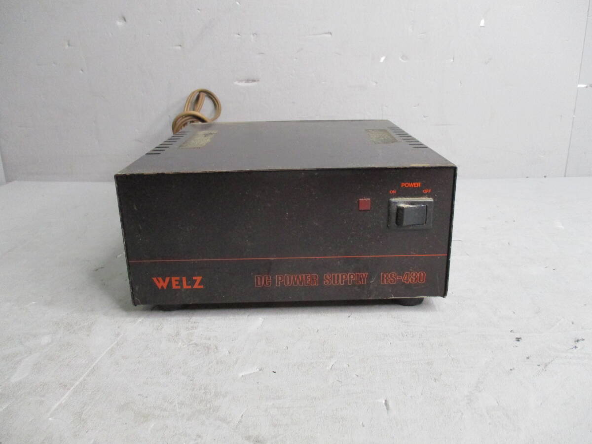 Yahoo!オークション - ジャンク WELZ ウェルツ DC POWER SUPPLY RS-480...