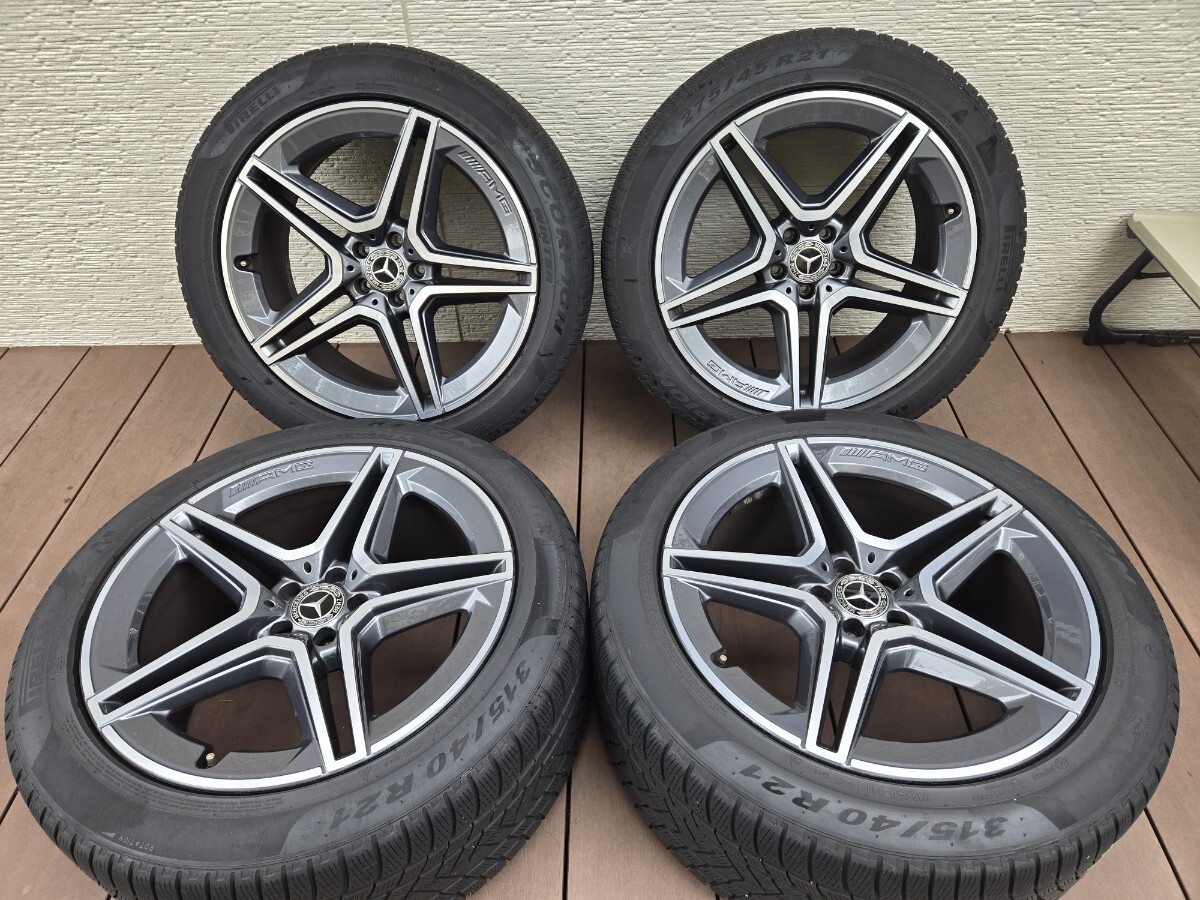 Yahoo!オークション - GLS AMGライン X167 純正ホイール 21インチ 冬タ...