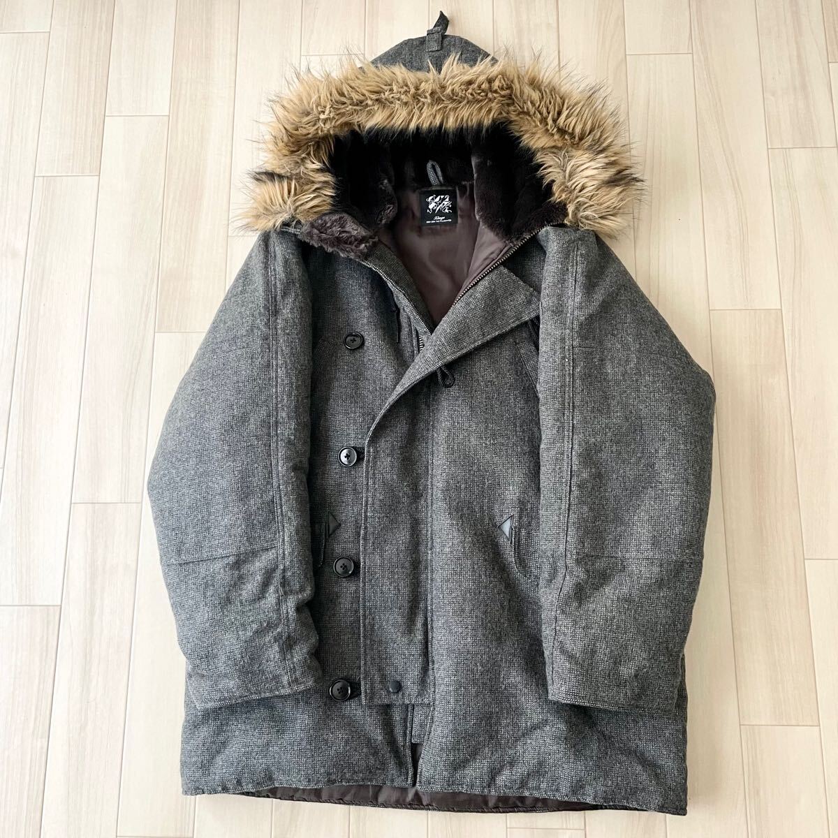 Yahoo!オークション - 00s REVOLVER ウール N-3B XL リボルバー コート...