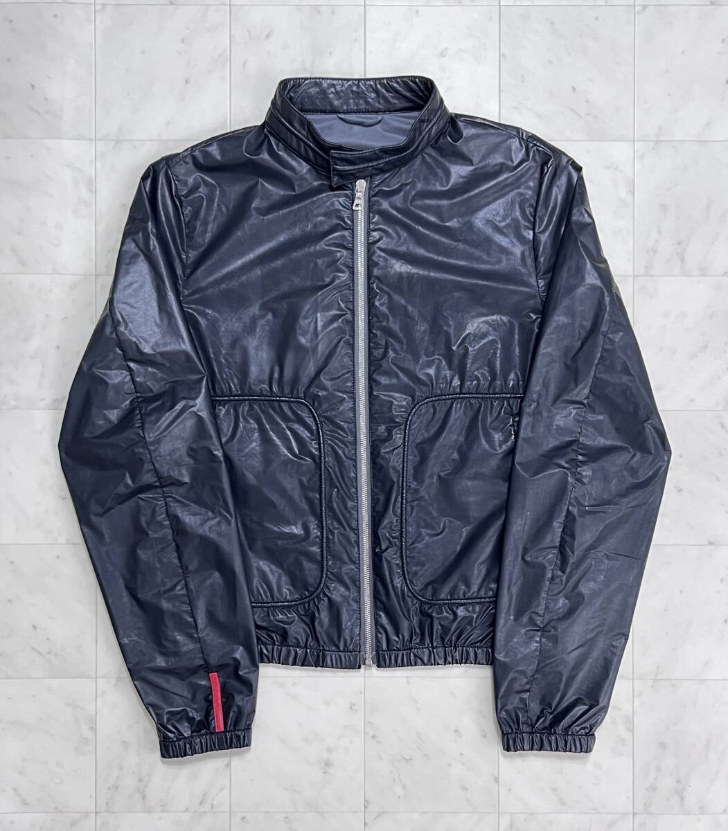 PRADA SPORTS プラダスポーツ Art.SGH223 ポリウレタンコーティング ナイロン ジャケット サイズ：50 ブラック(ジャンパー、ブルゾン)｜売買されたオークション情報 ...