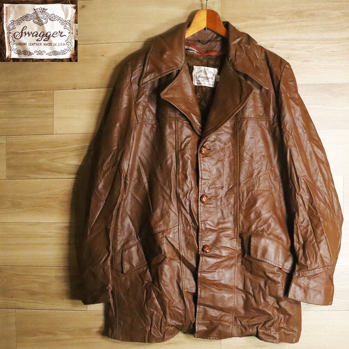 Yahoo!オークション - G3K/Y8.21-3 アメリカ古着 USA製 SWAGGER スワッ...