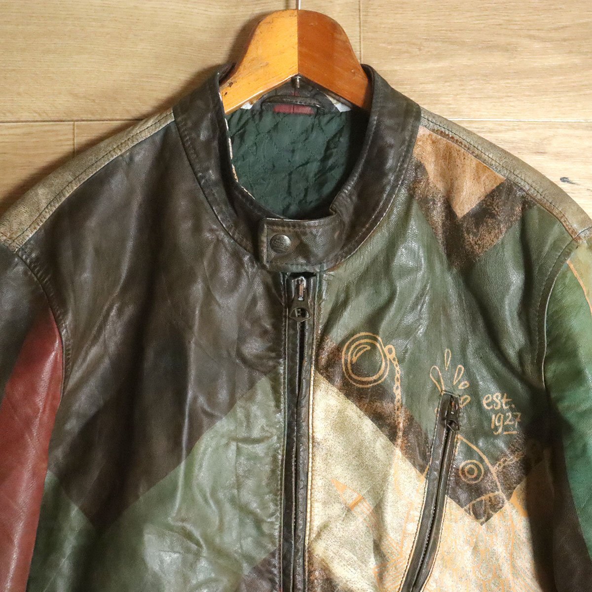 Yahoo!オークション - X5K/Y10.2-8 イタリア製 Scotch and Soda レザー...