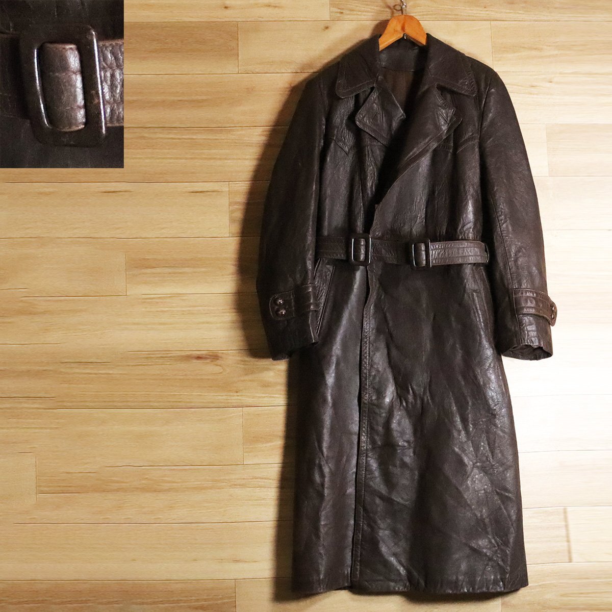 Yahoo!オークション - K2K/S6.20-2 ユーロ古着 レザーモーターサイクル...