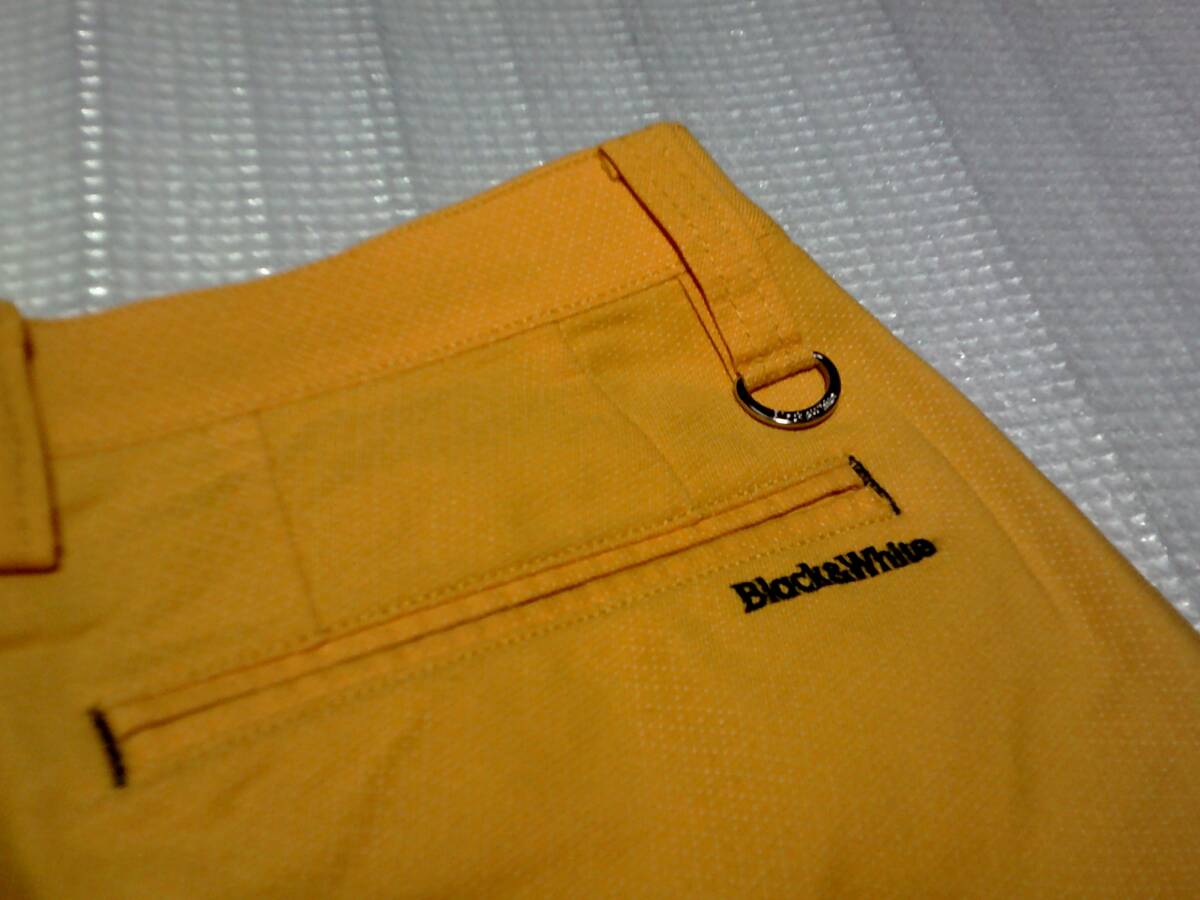 Yahoo!オークション - ブラック＆ホワイト ストレッチパンツ W82