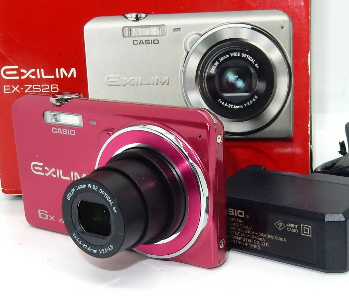 CASIO カシオ EXILIM EX-ZS26 コンパクトデジタルカメラ ピンク 元箱付 #Z026(カシオ)｜売買されたオークション情報、yahooの商品情報をアーカイブ公開 ...