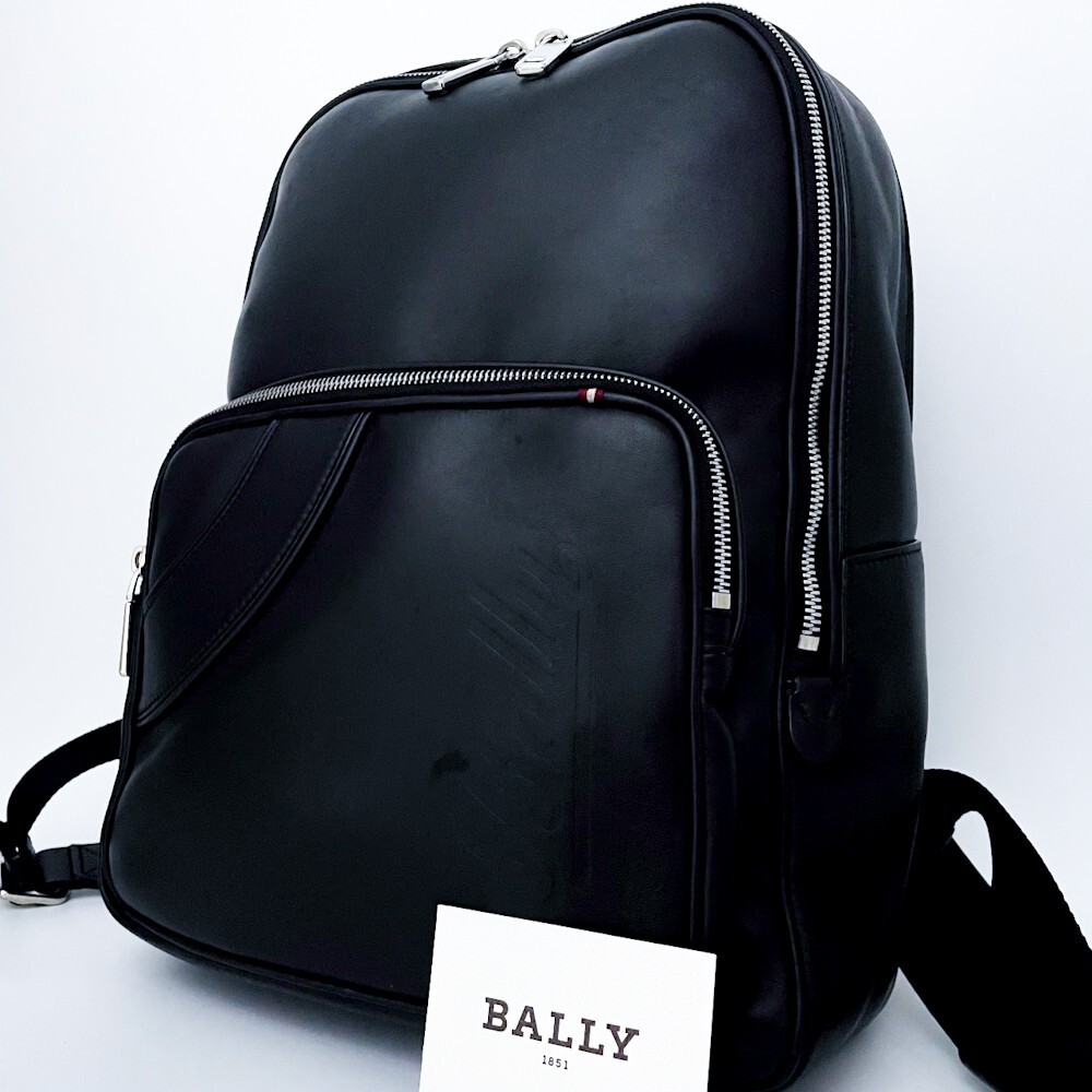 1円 超 最高級ライン 現行品 BALLY バリー ロゴ型押し リュックサック バッグ ビジネス トラベル 旅行 A4 メンズ レザー ブラック(かばん、バッグ)｜売買されたオークション情報 ...