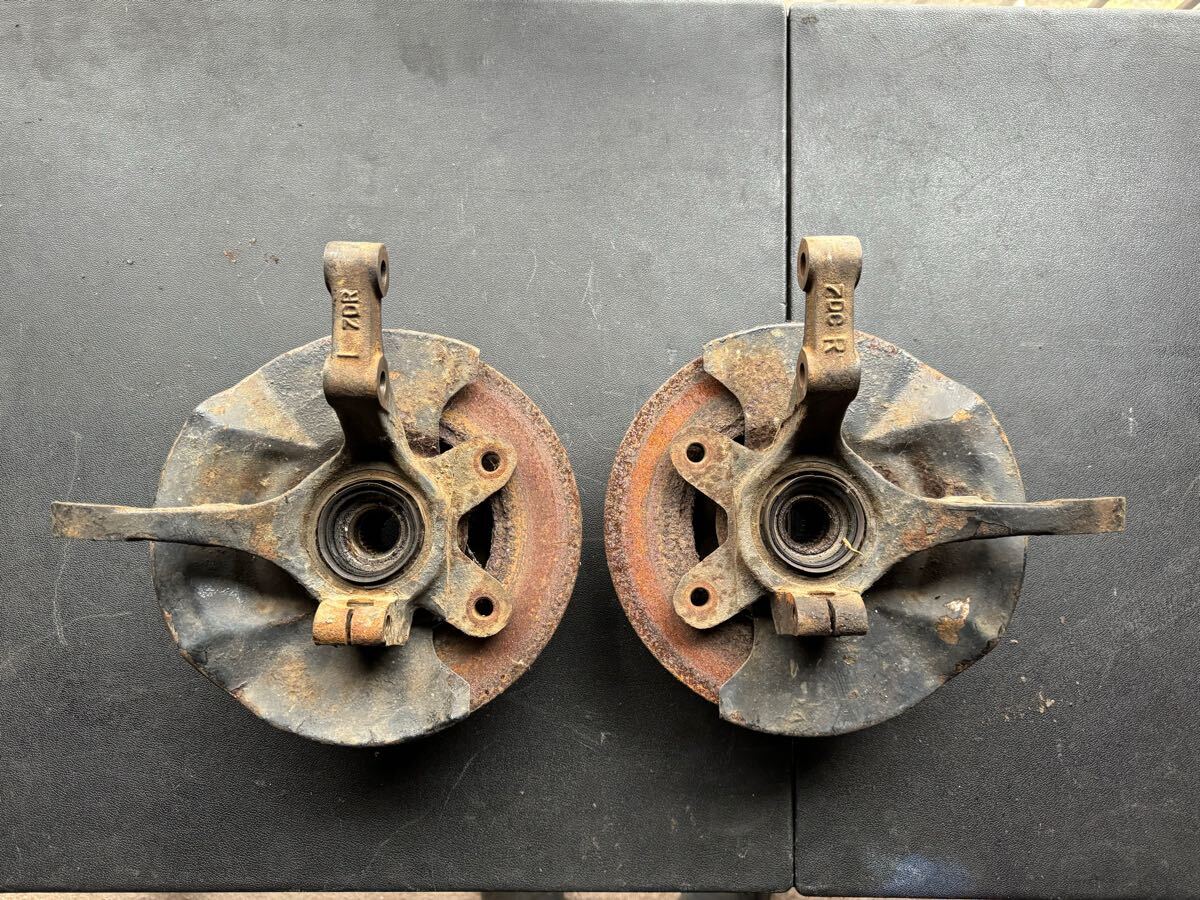 Yahoo!オークション - HA21S アルトワークス ハブナックルASSY 左右セ...