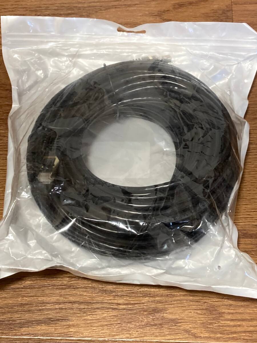 Yahoo!オークション - LANケーブル カテゴリー8 黒 20m