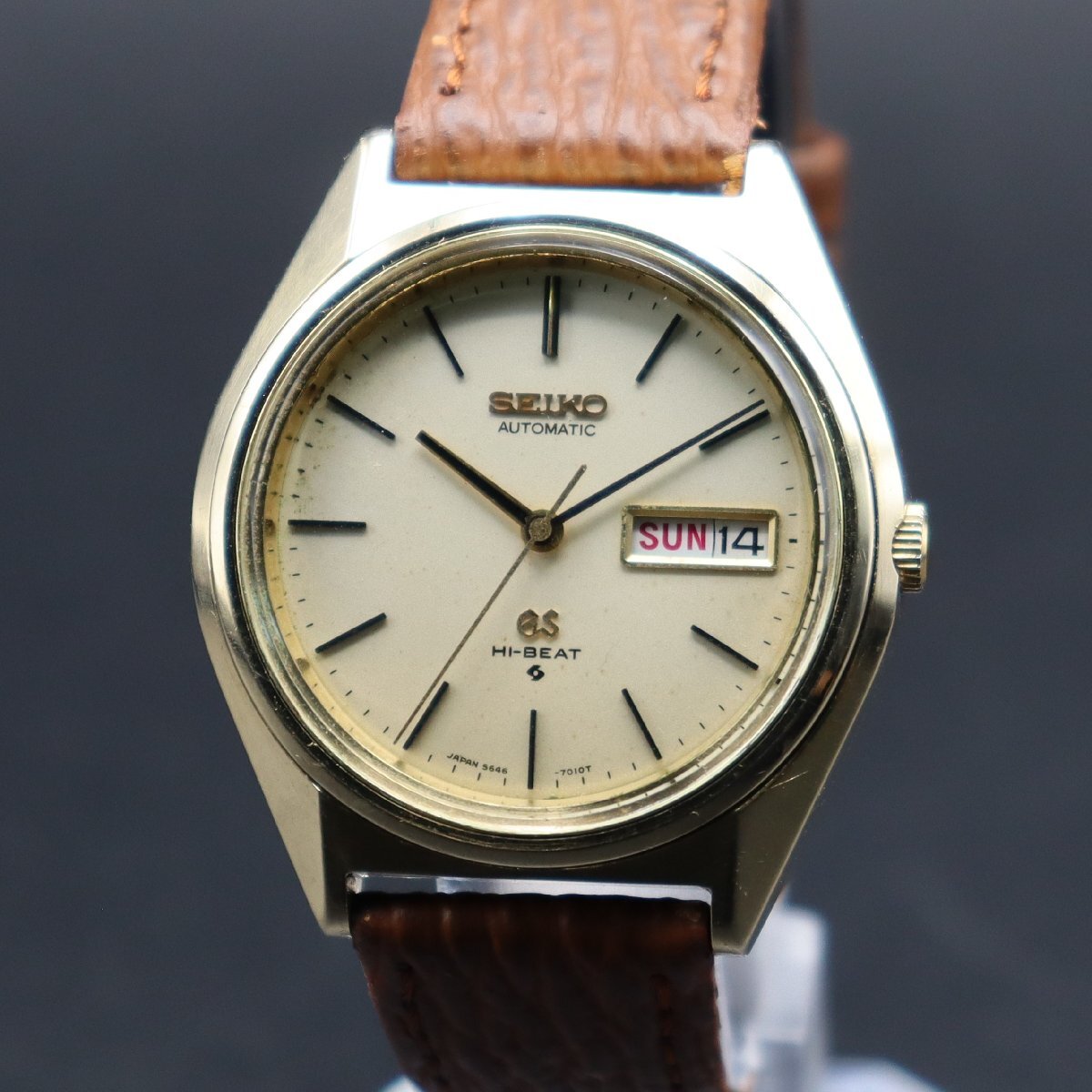 Yahoo!オークション - OH済 SEIKO 56GS HI-BEAT グランドセイコー ハイ...