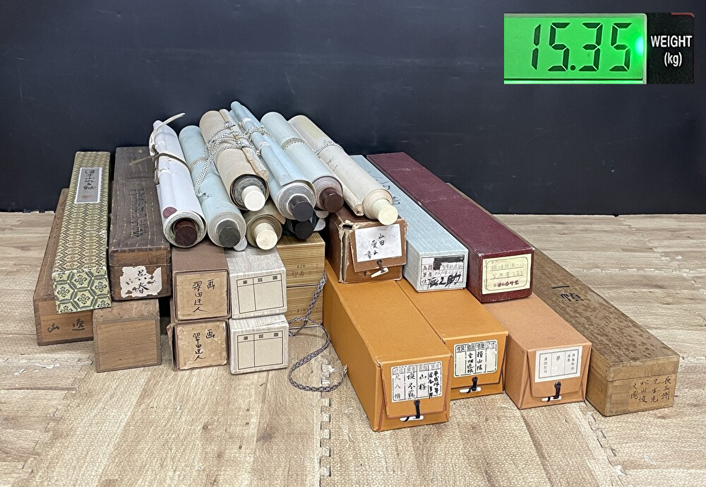 Yahoo!オークション - EY11-26【まとめ出品】掛軸 大量まとめ｜掛け軸 ...