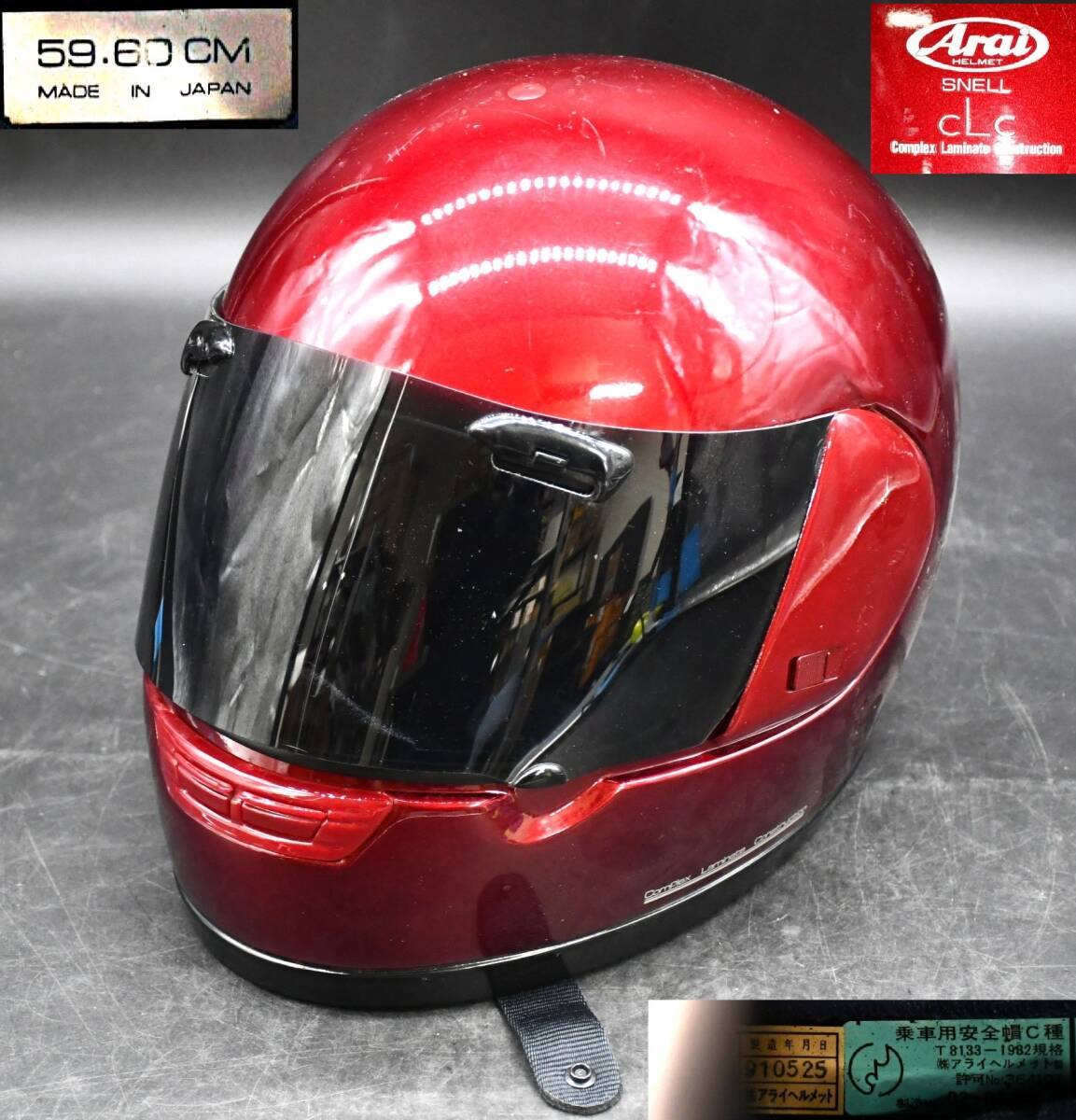 Yahoo!オークション - OY11-84【現状品】Arai Helmet アライ フルフェ...