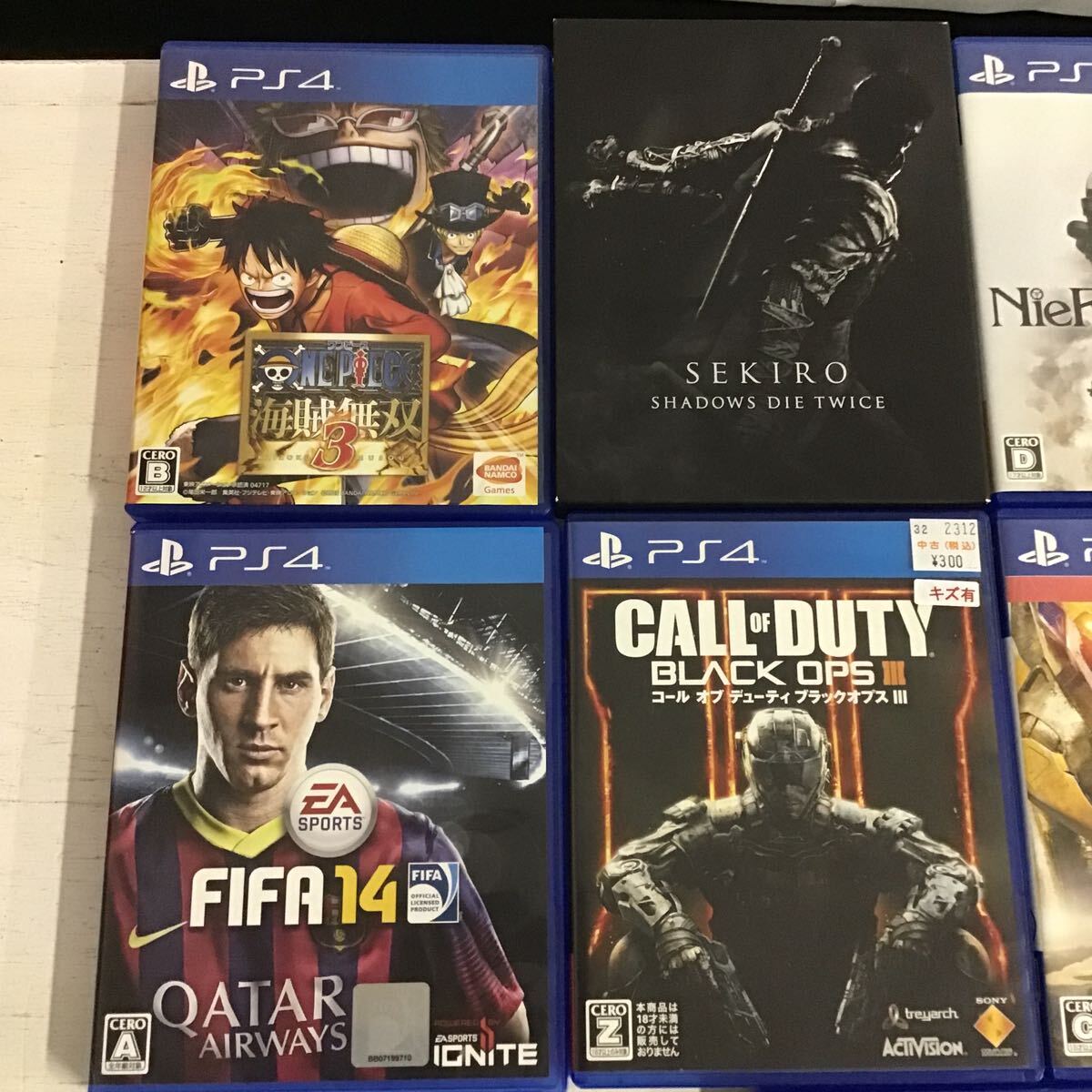日本代購代標第一品牌【樂淘letao】－32 【動作未確認】 PlayStation4 PS4 ソフト SEKIRO コールオブデューティ ディシディア 他 ゲームソフトまとめ (80)