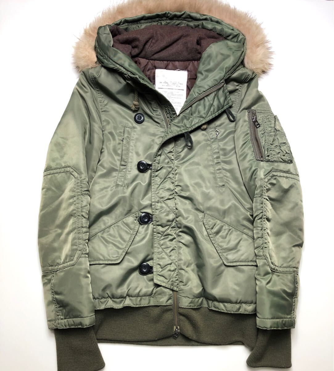 Yahoo!オークション - MOUSSY N-2Bフライトジャケット 1サイズ カーキ ...