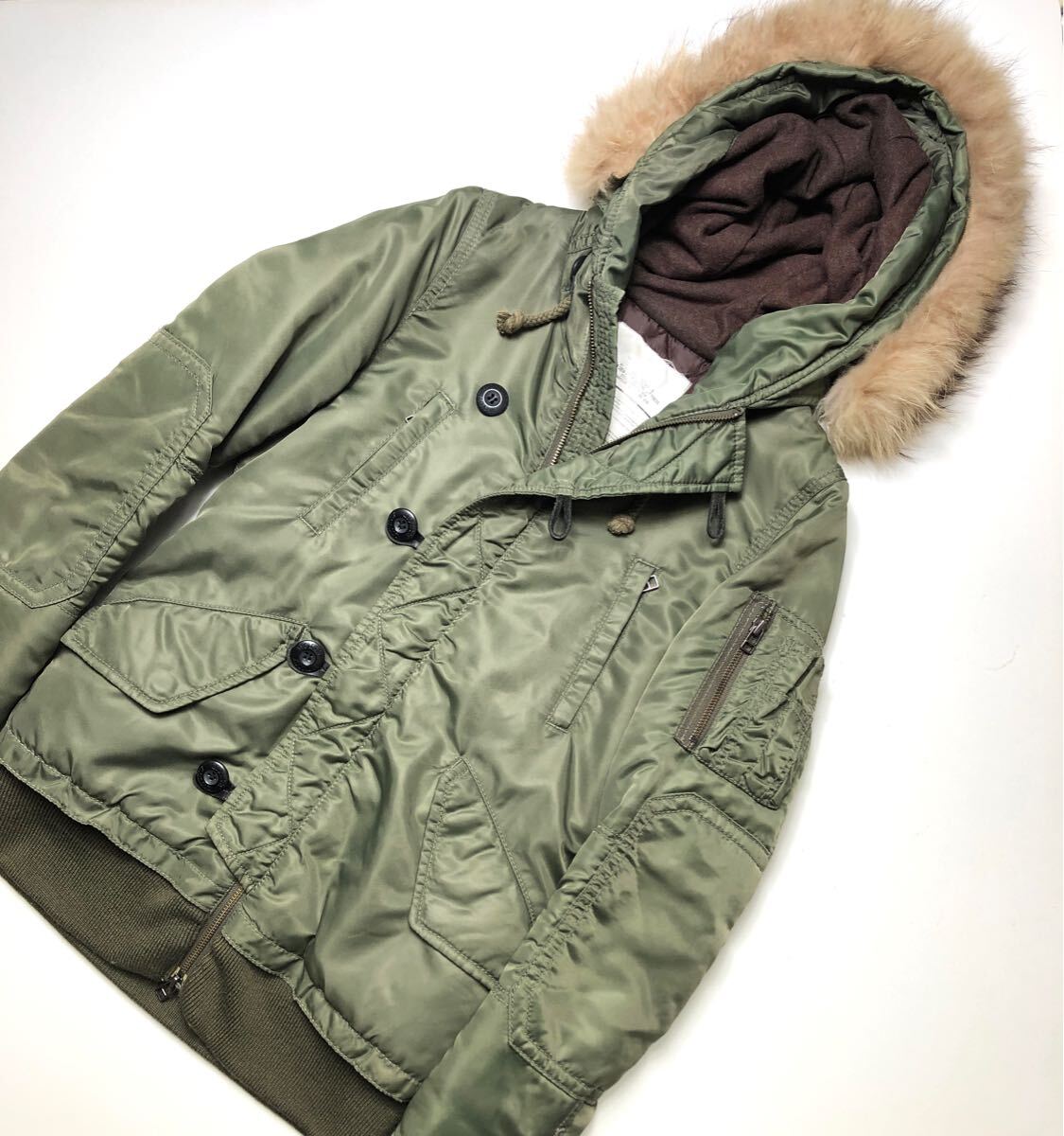 Yahoo!オークション - MOUSSY N-2Bフライトジャケット 1サイズ カーキ ...
