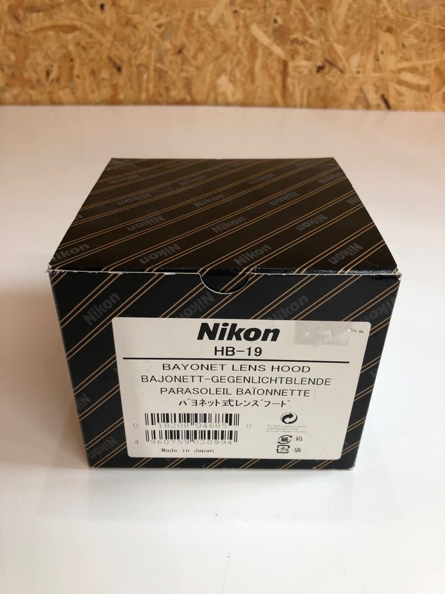 Nikon HB-19 バヨネット式 レンズフード BAYONET LENS HOOD 箱付き(フード)｜売買されたオークション情報、yahooの商品情報をアーカイブ公開 - オークファン ...